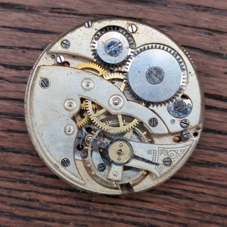 Marvin Series 362 Trench Watch Movement & Dial - Vintage Watch Parts