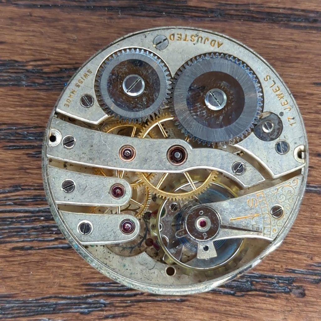 Cyma Tavannes Cal 918 Pocket Watch Movement - Vintage Watch Parts
